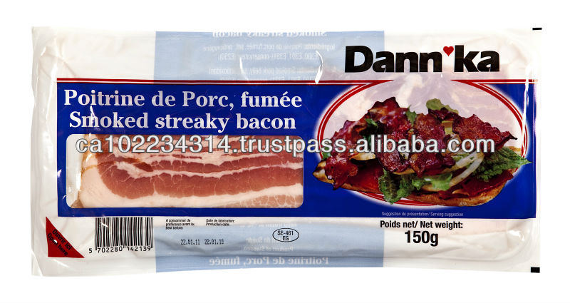 smoked streaky bacon sliced rindless,Denmark Dannka price supplier - 21food smoked streaky bacon sliced rindless,Denmark Dannka price supplier - 21food